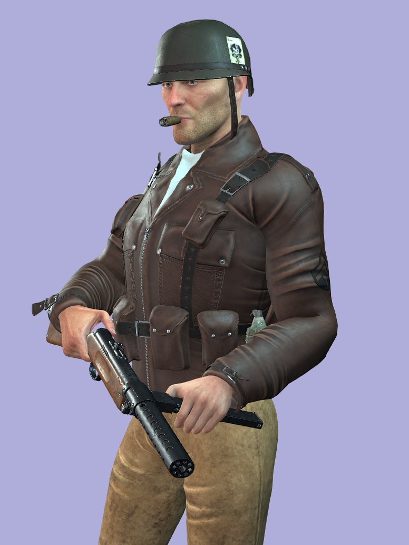 Realistic Rigged US Army Soldier Man Character 3D Model 3D Model ...