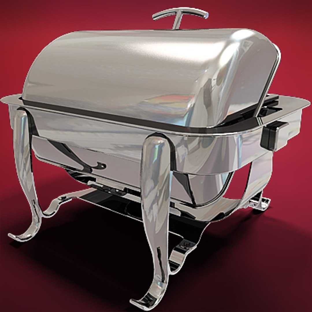 Rectangular Chafing Dish 3d Max