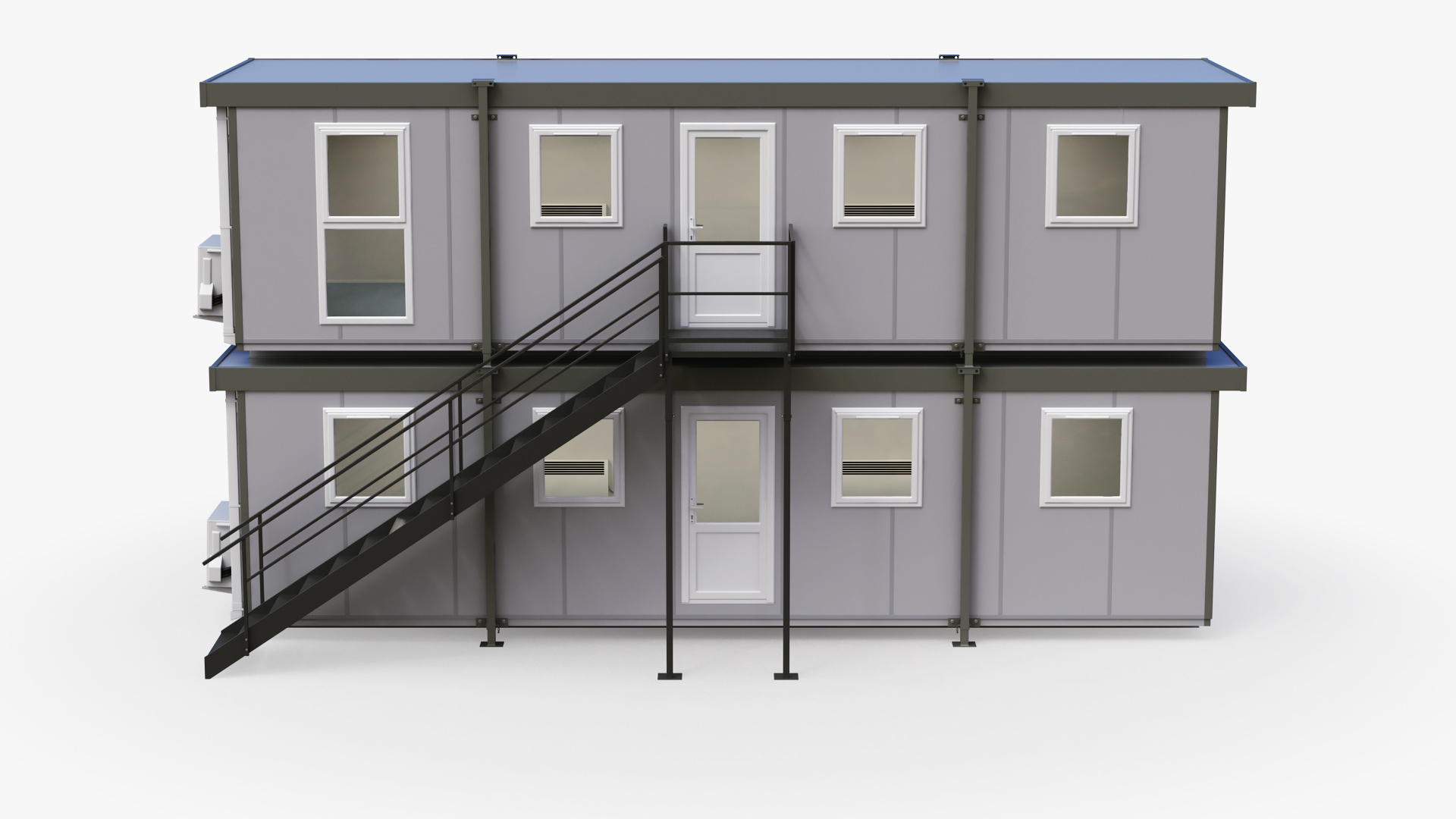 3D Portable Construction Site Building Model - TurboSquid 1773624