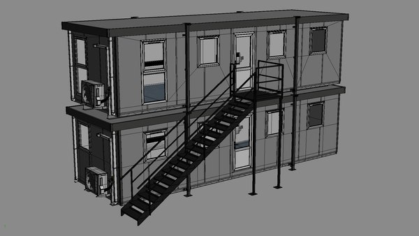 3D Portable Construction Site Building model - TurboSquid 1773624