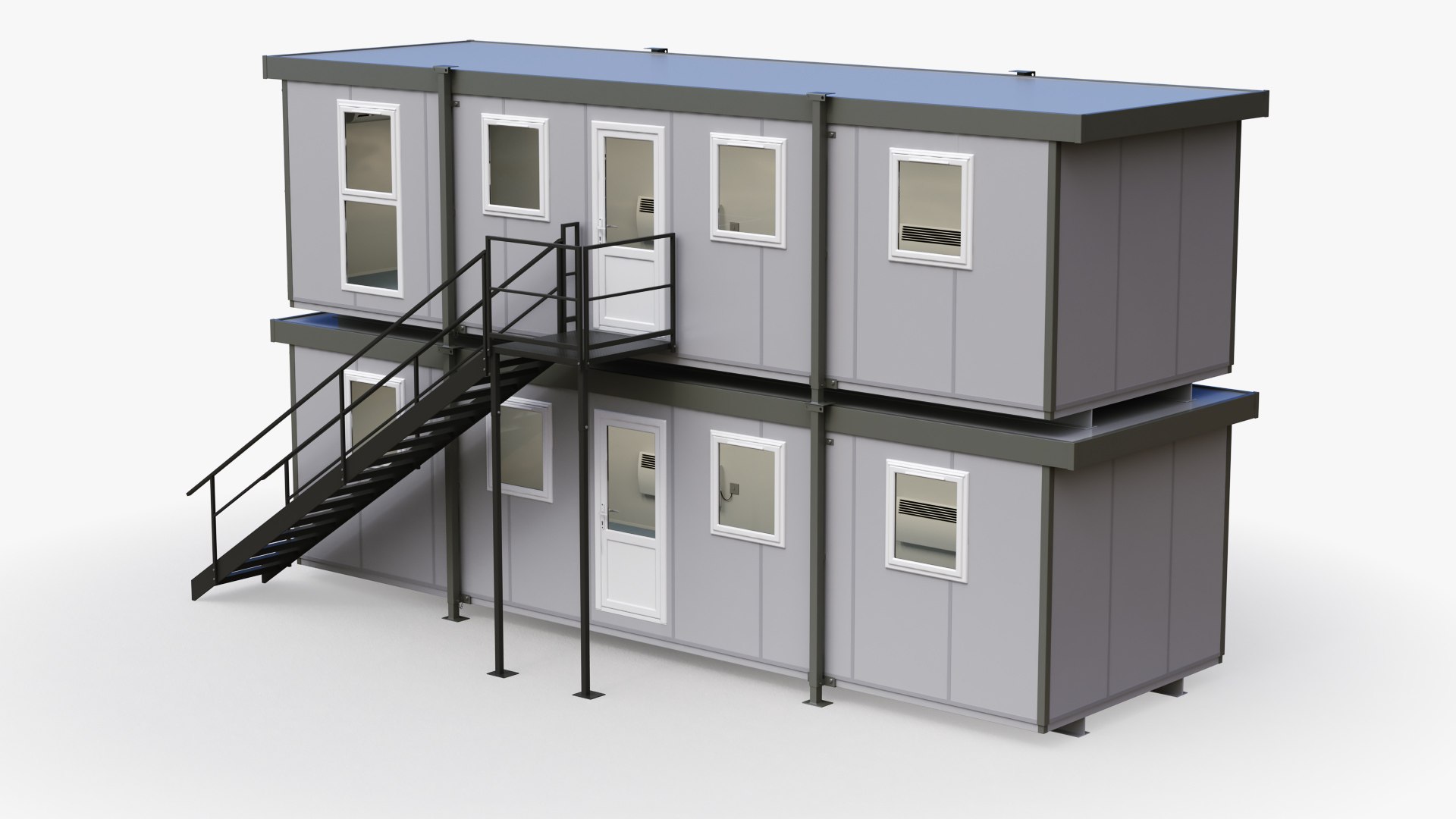 3D Portable Construction Site Building Model - TurboSquid 1773624