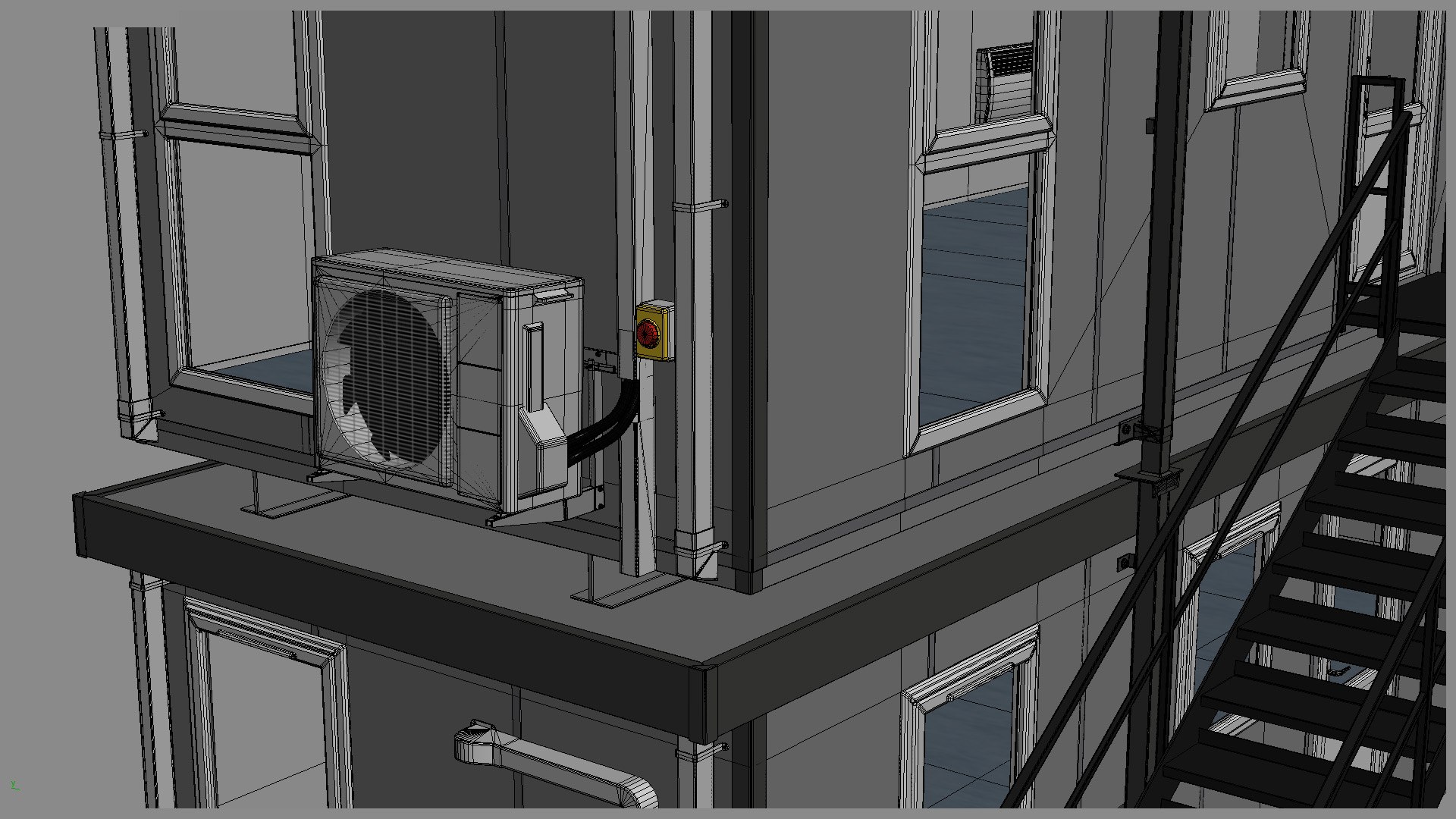 3D Portable Construction Site Building Model - TurboSquid 1773624