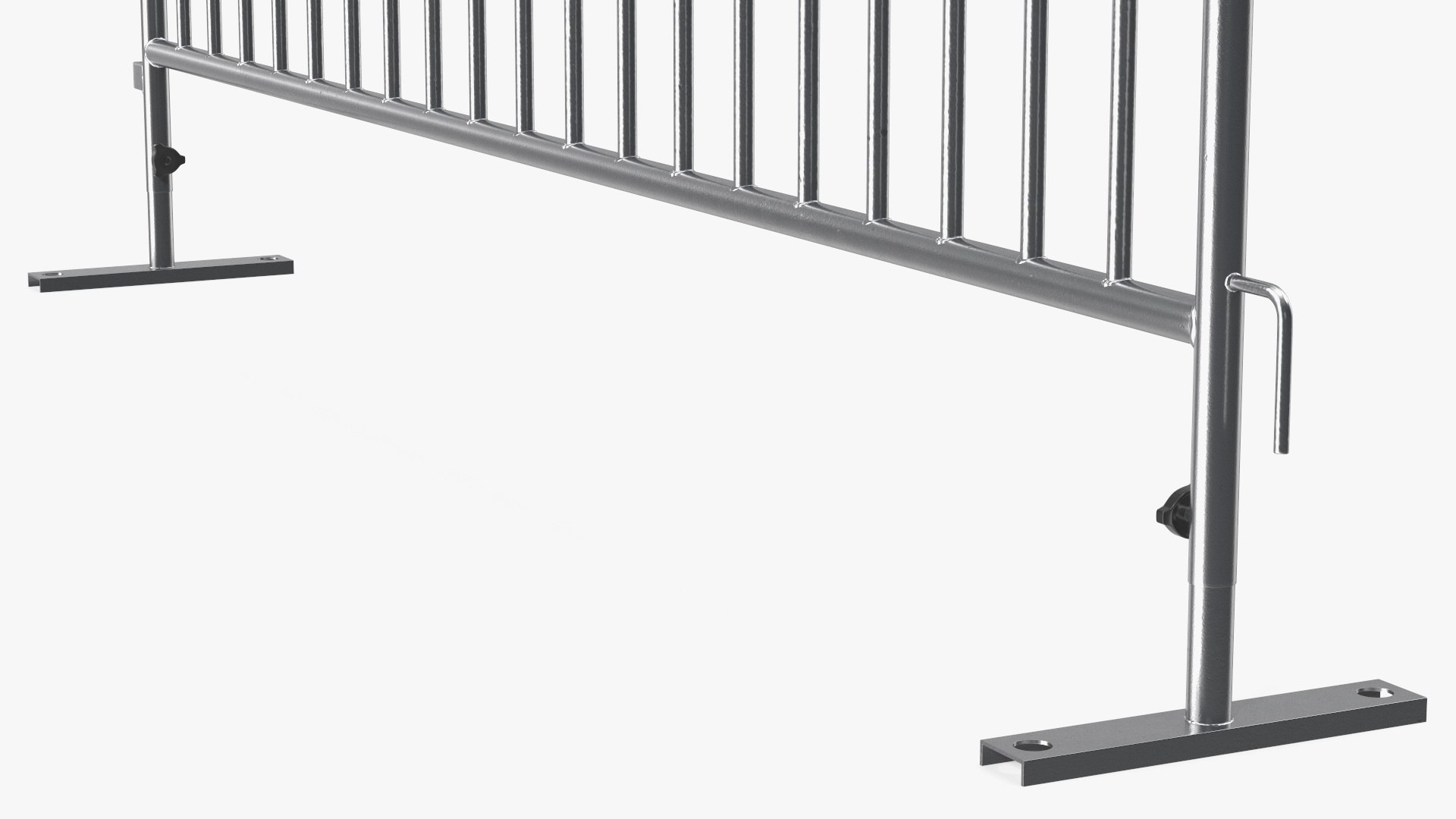 Metal Barricade Fence 3D Model - TurboSquid 2222391