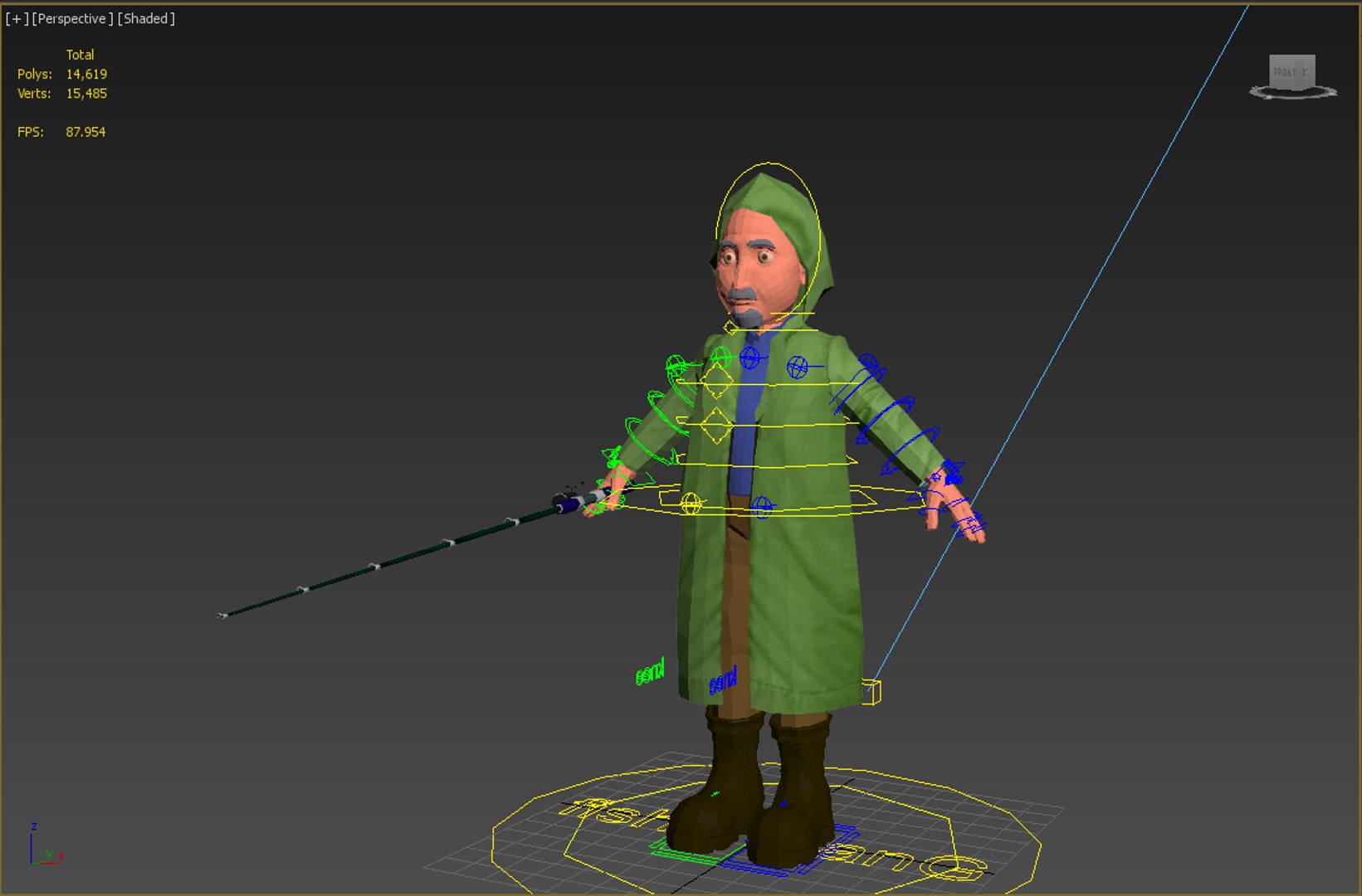 3D Fisherman Character Model - TurboSquid 1367097