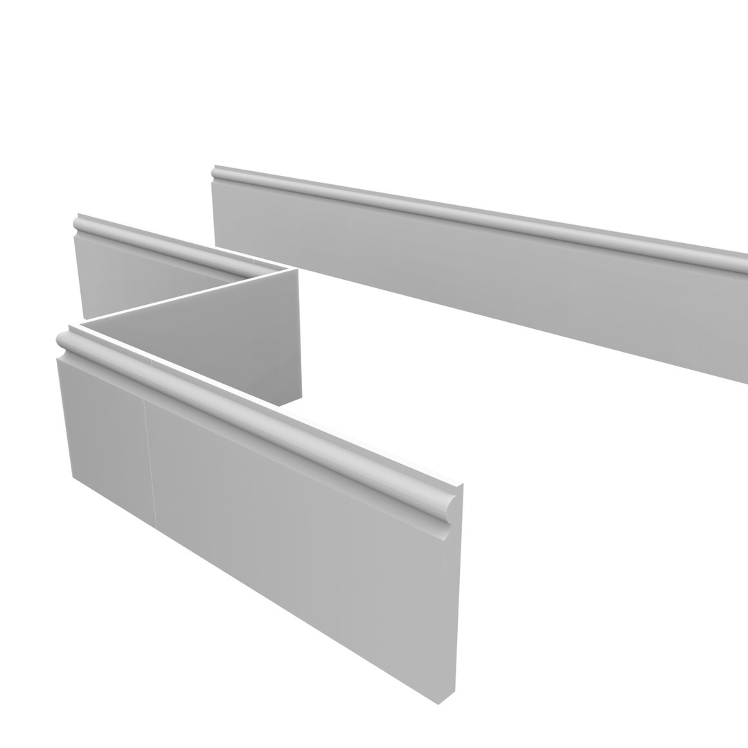 Baseboard Model - TurboSquid 2022884