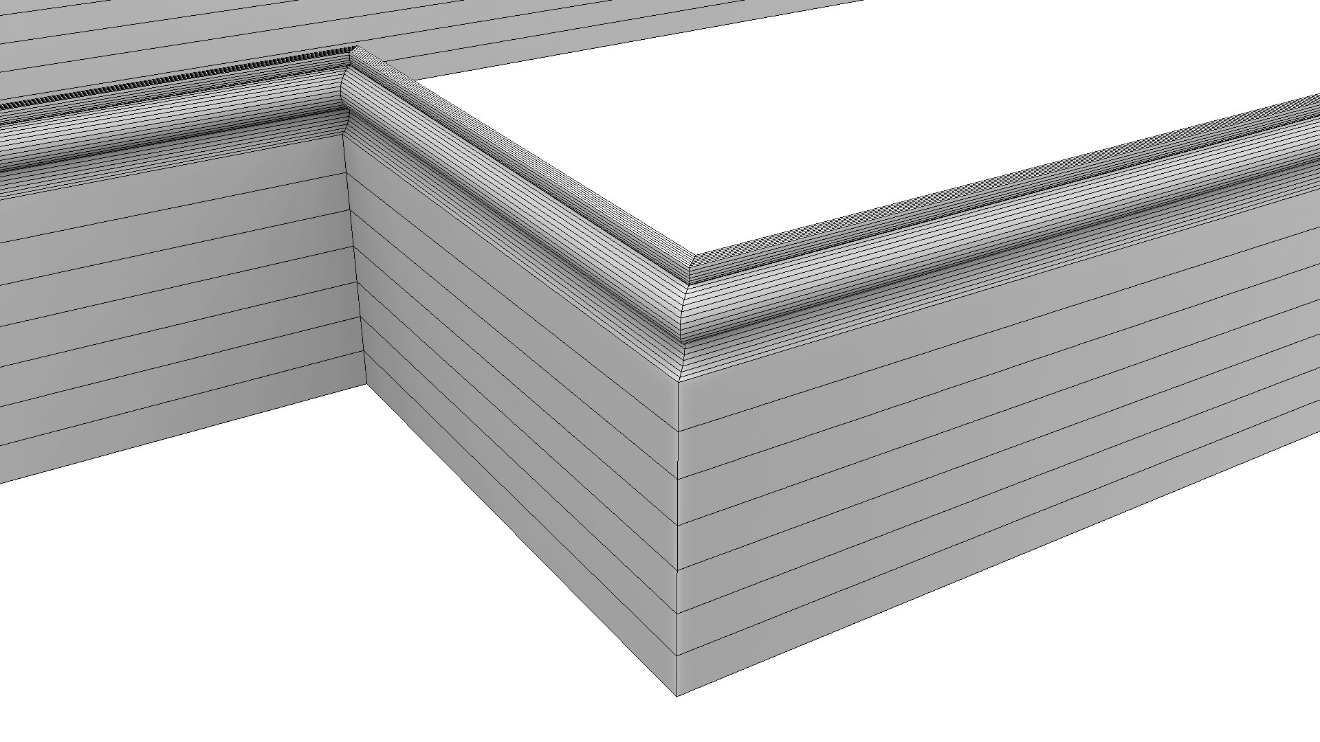 Baseboard Model - TurboSquid 2022884