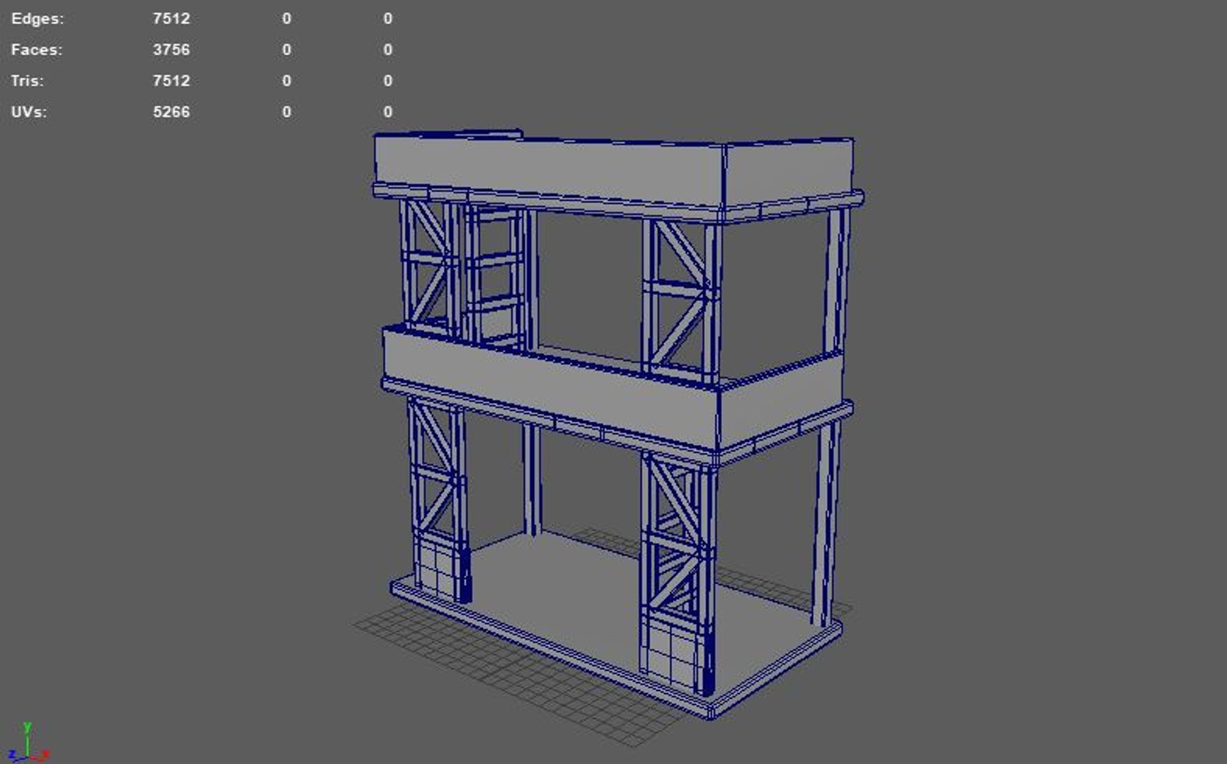 3D Modular Scaffolding 3D Model Model - TurboSquid 2347406
