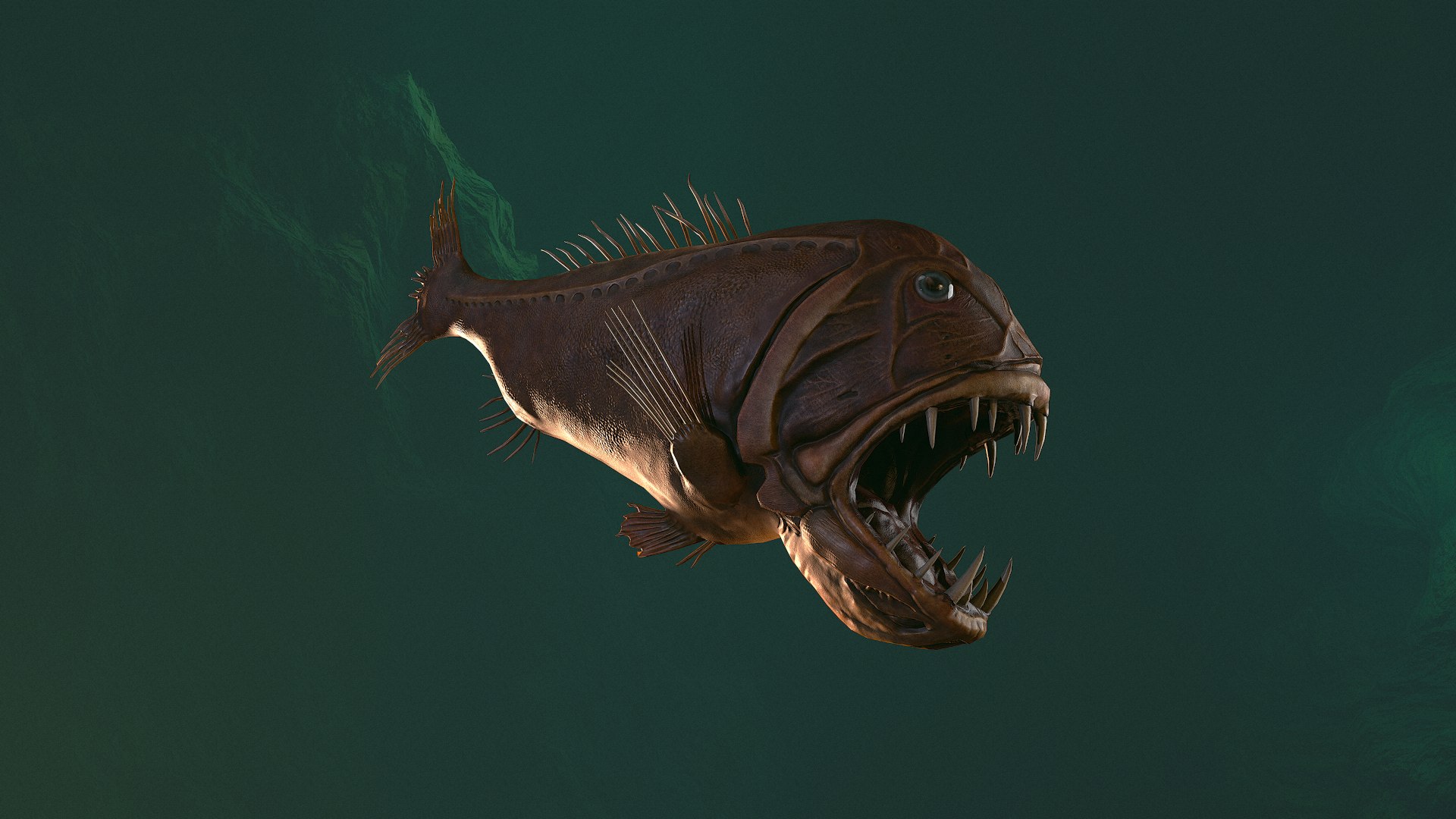 3D Fish Monster - Sabertooth Model - TurboSquid 1848860