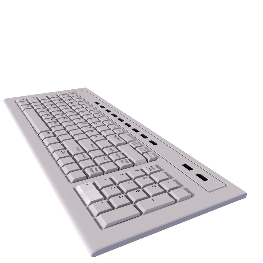 Keyboard 03 3D Model - TurboSquid 2140555