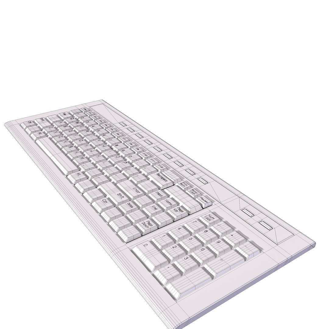 Keyboard 03 3D Model - TurboSquid 2140555