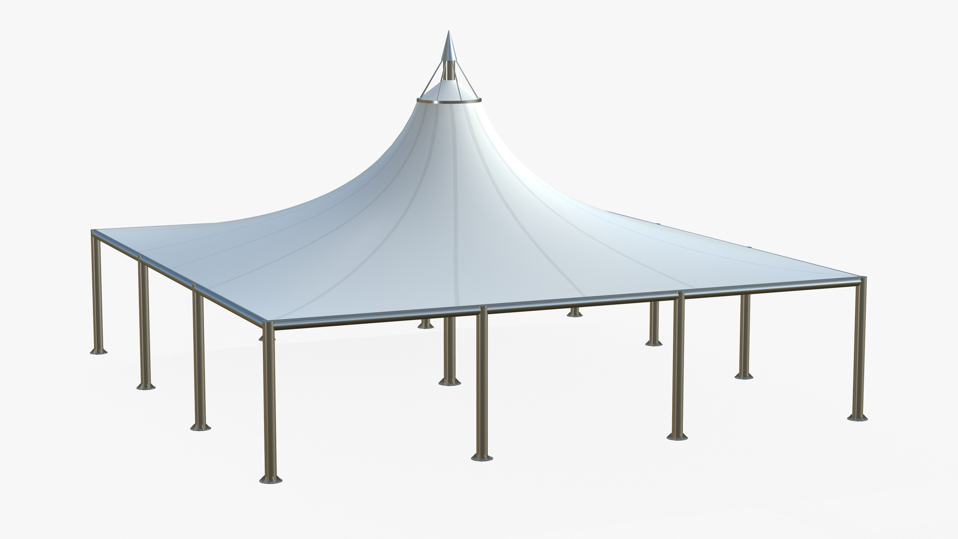 Tensile Structures Conic 3D Model - TurboSquid 1847832