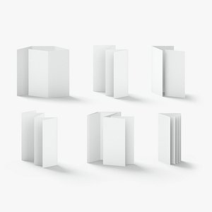 3D Pamphlet Models | TurboSquid
