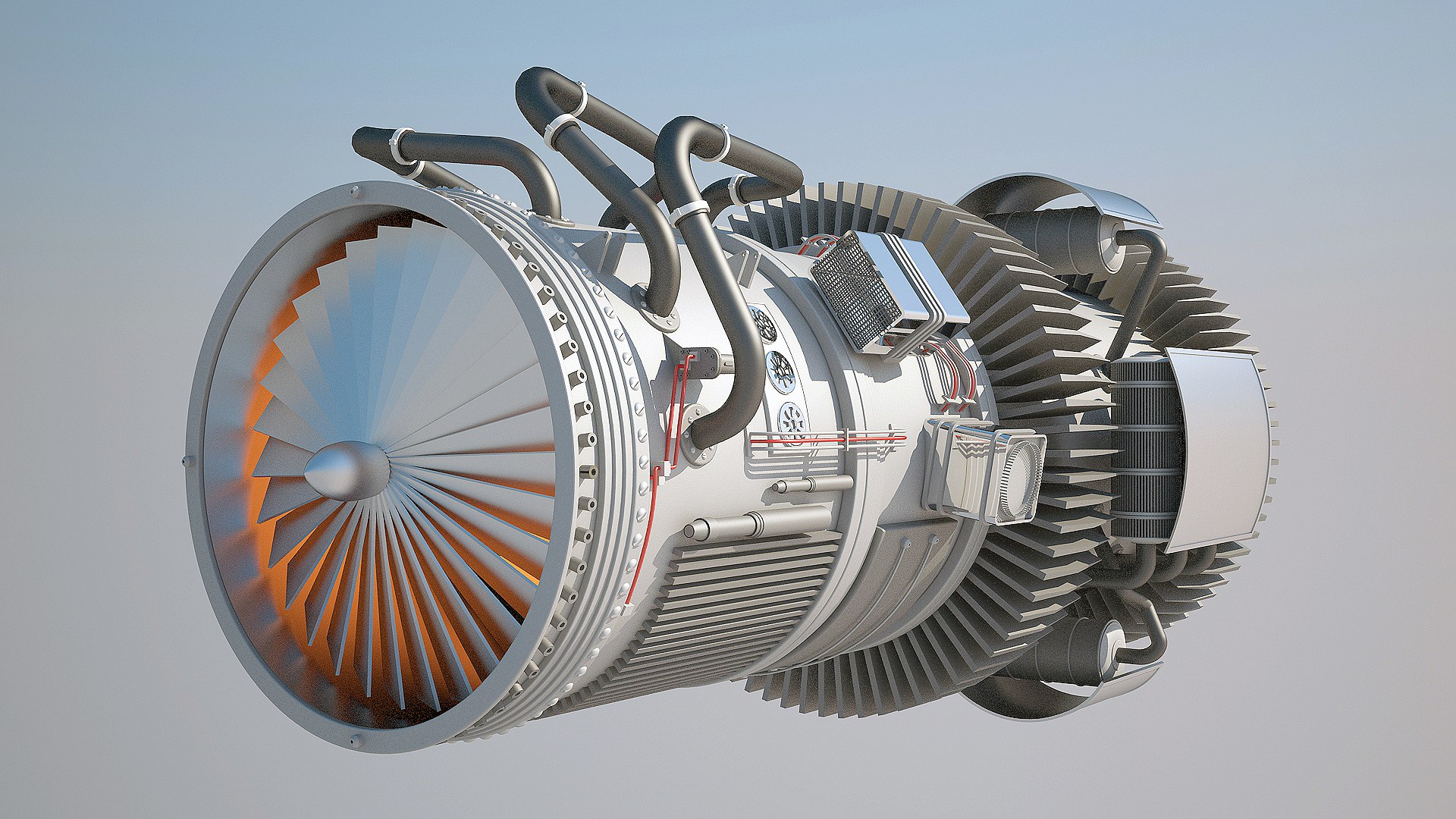 3D Jet Engine - TurboSquid 1066992