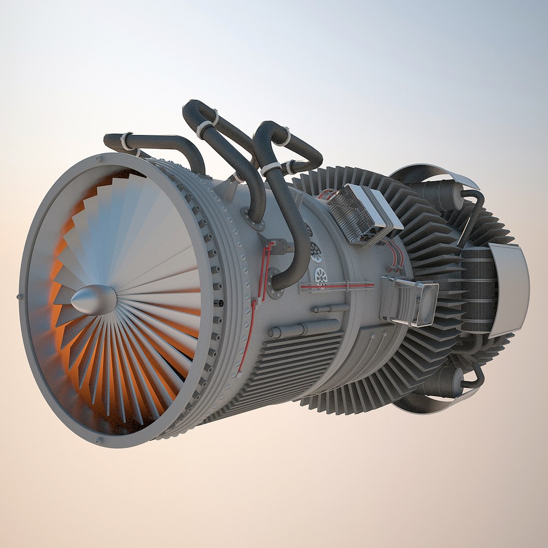 3D Jet Engine - TurboSquid 1066992