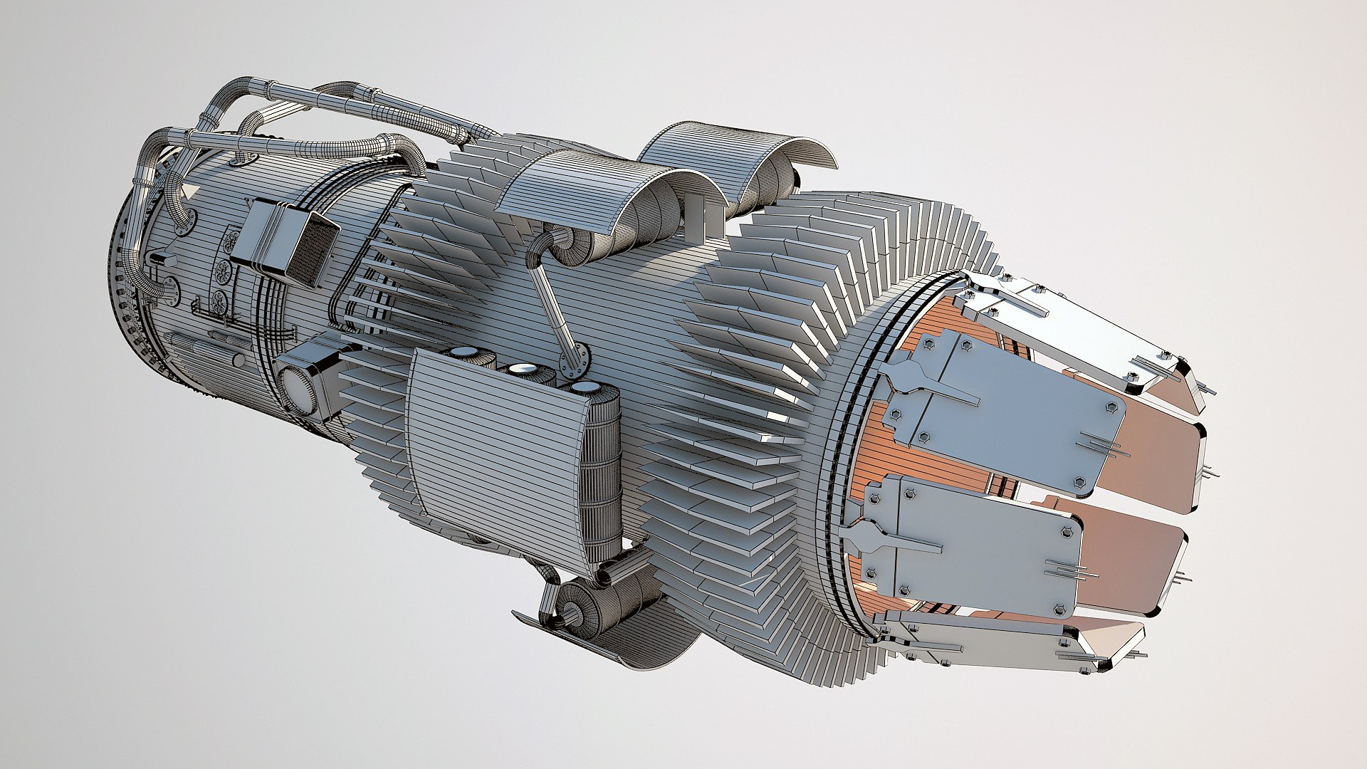 3D Jet Engine - TurboSquid 1066992