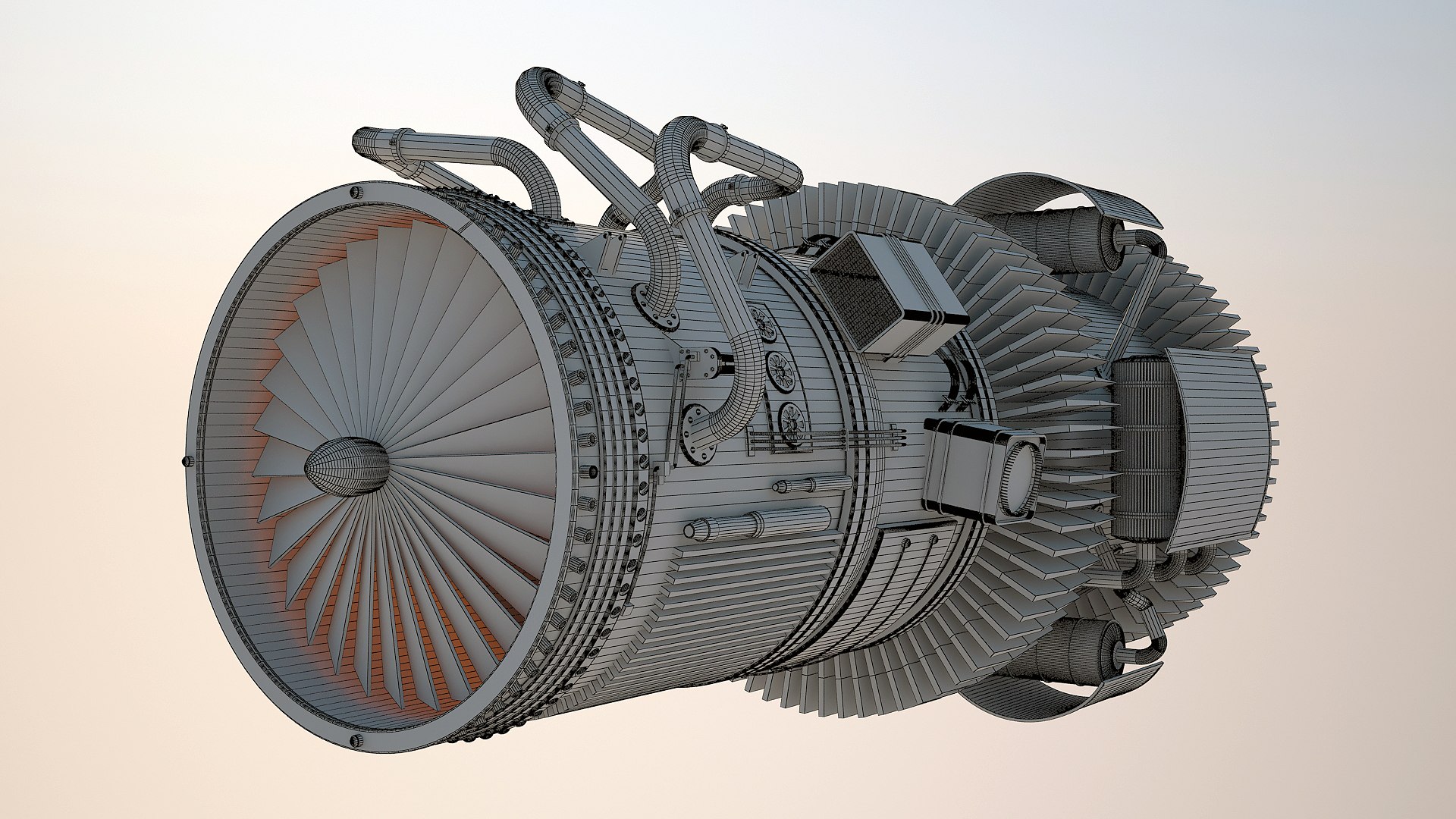 3D Jet Engine - TurboSquid 1066992