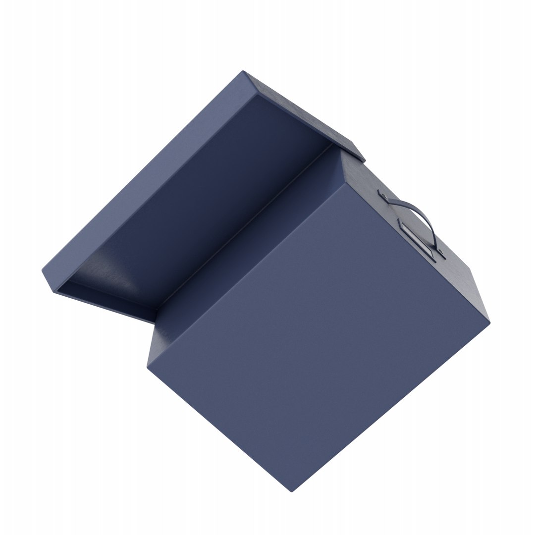 3D model Blue Storage Box - TurboSquid 1975194