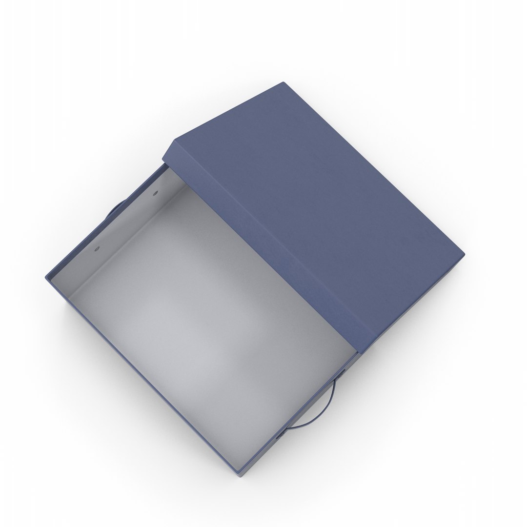 3D model Blue Storage Box - TurboSquid 1975194