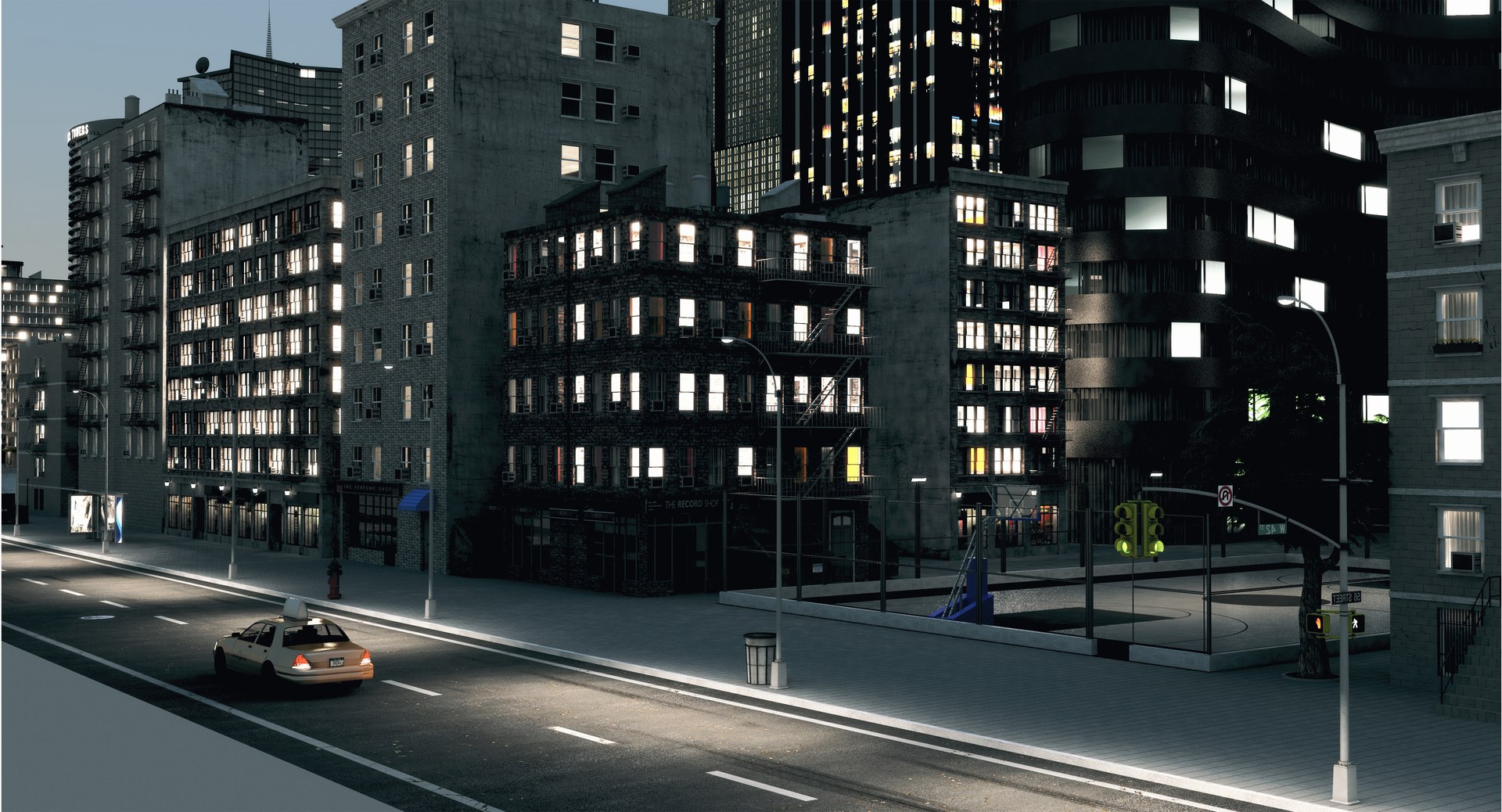 Night city 3D - TurboSquid 1438914
