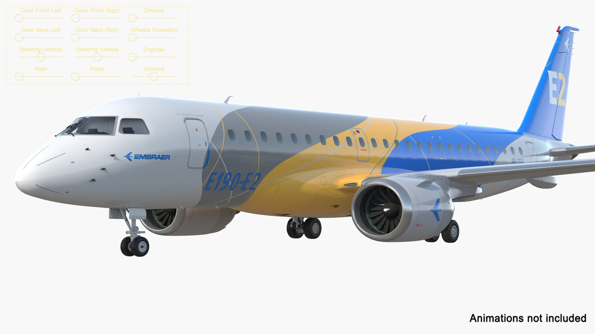 3D Embraer E-jet E190-e2 Jet Model - TurboSquid 1444183