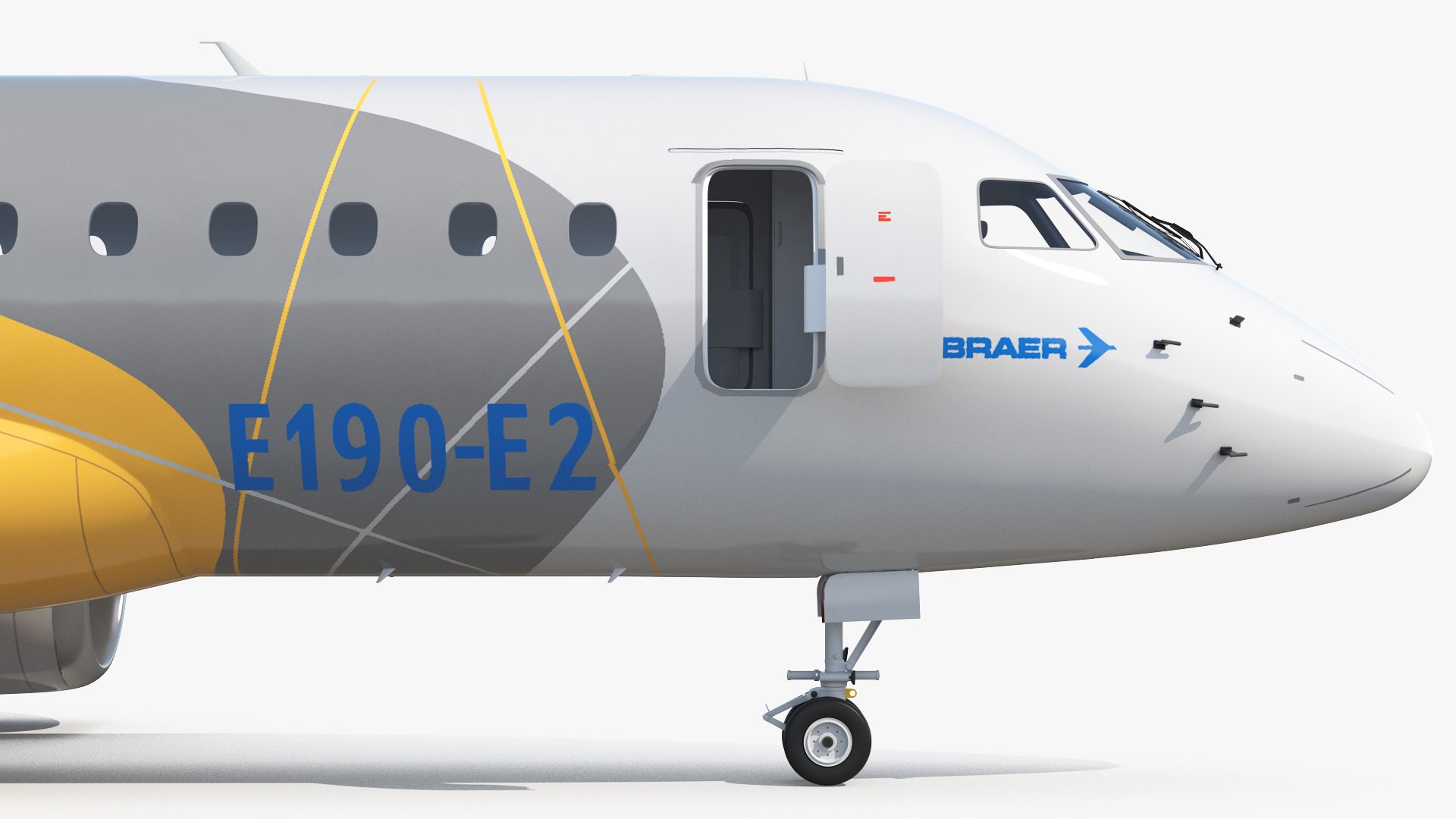 3D Embraer E-jet E190-e2 Jet Model - TurboSquid 1444183