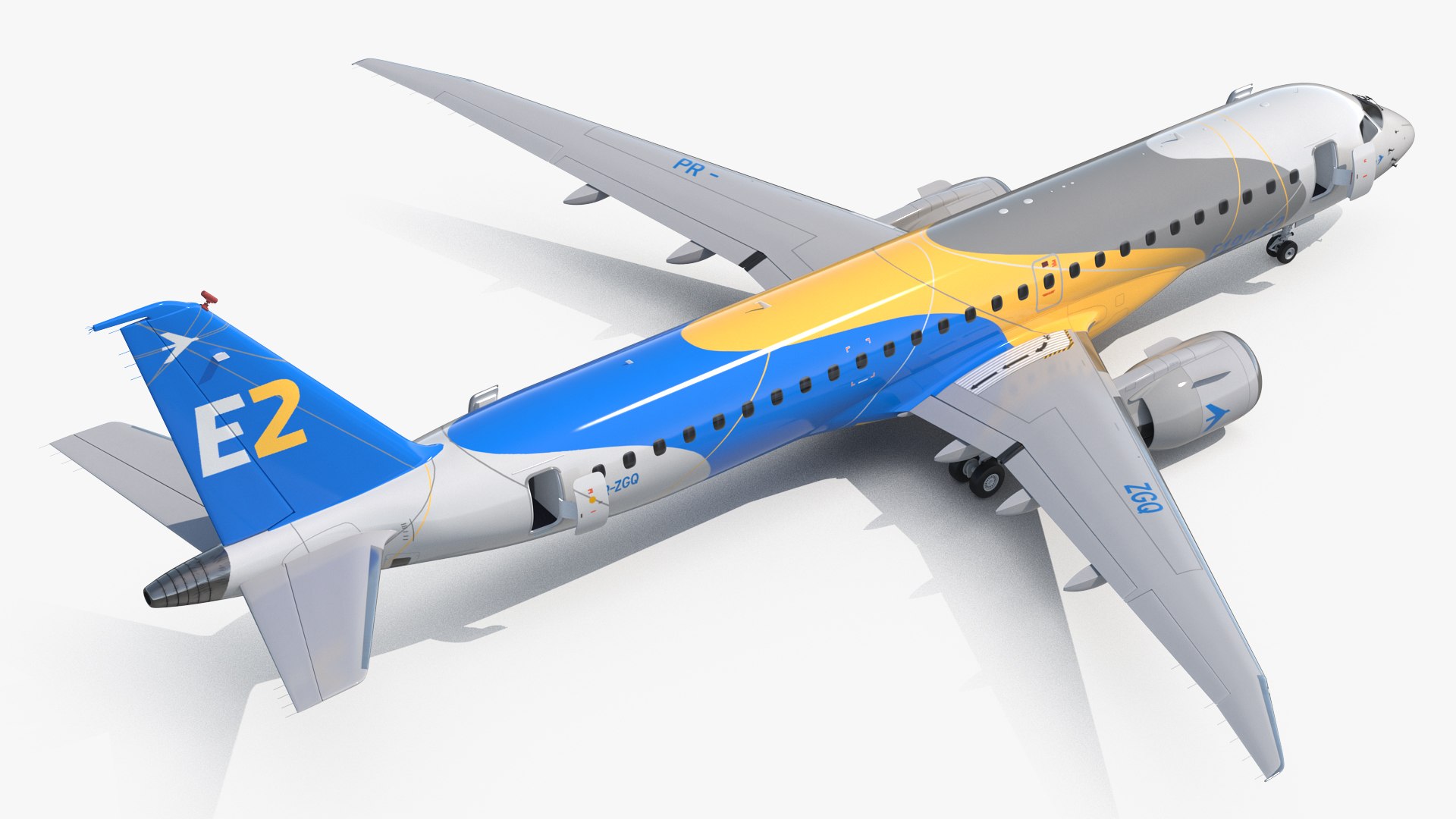 3D Embraer E-jet E190-e2 Jet Model - TurboSquid 1444183