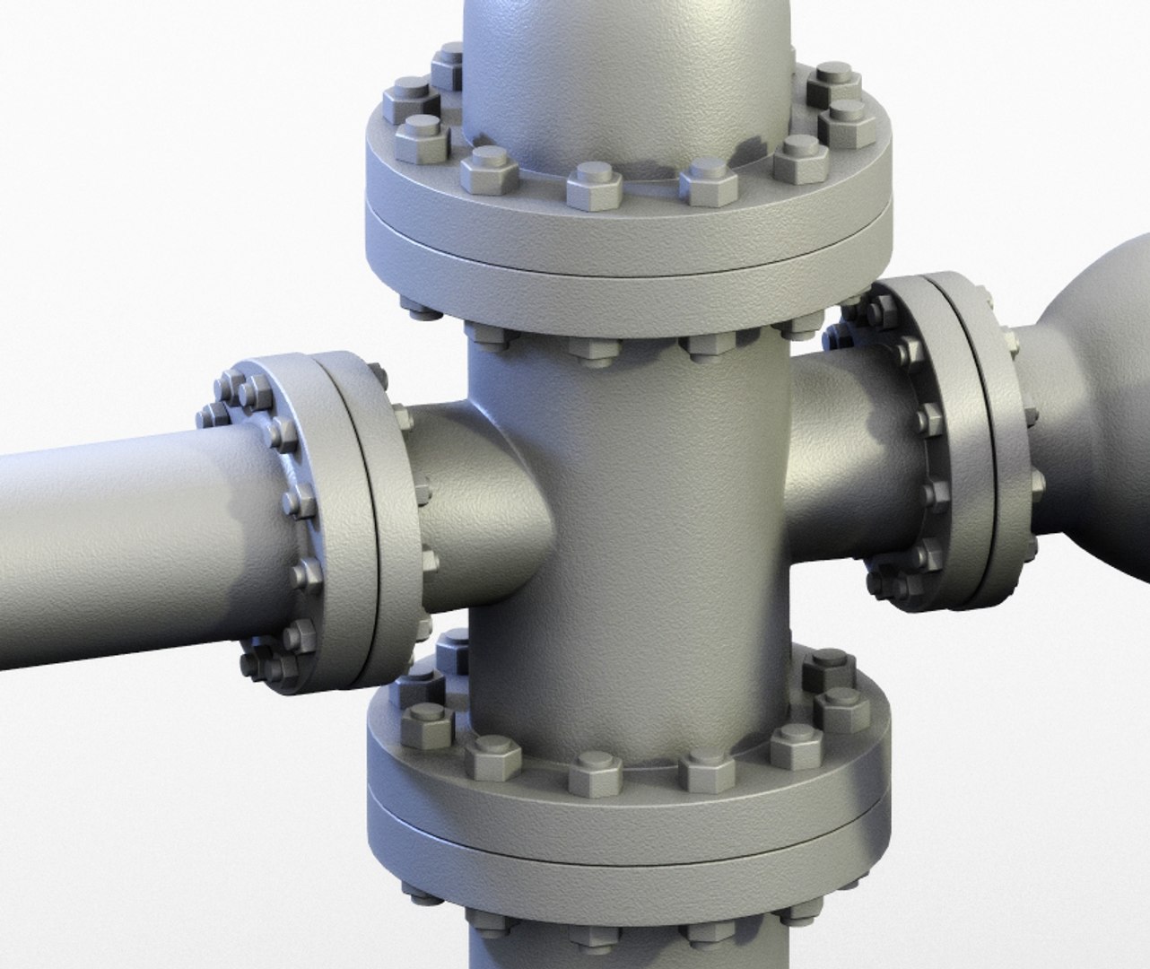 3d Wellhead Pipe Model