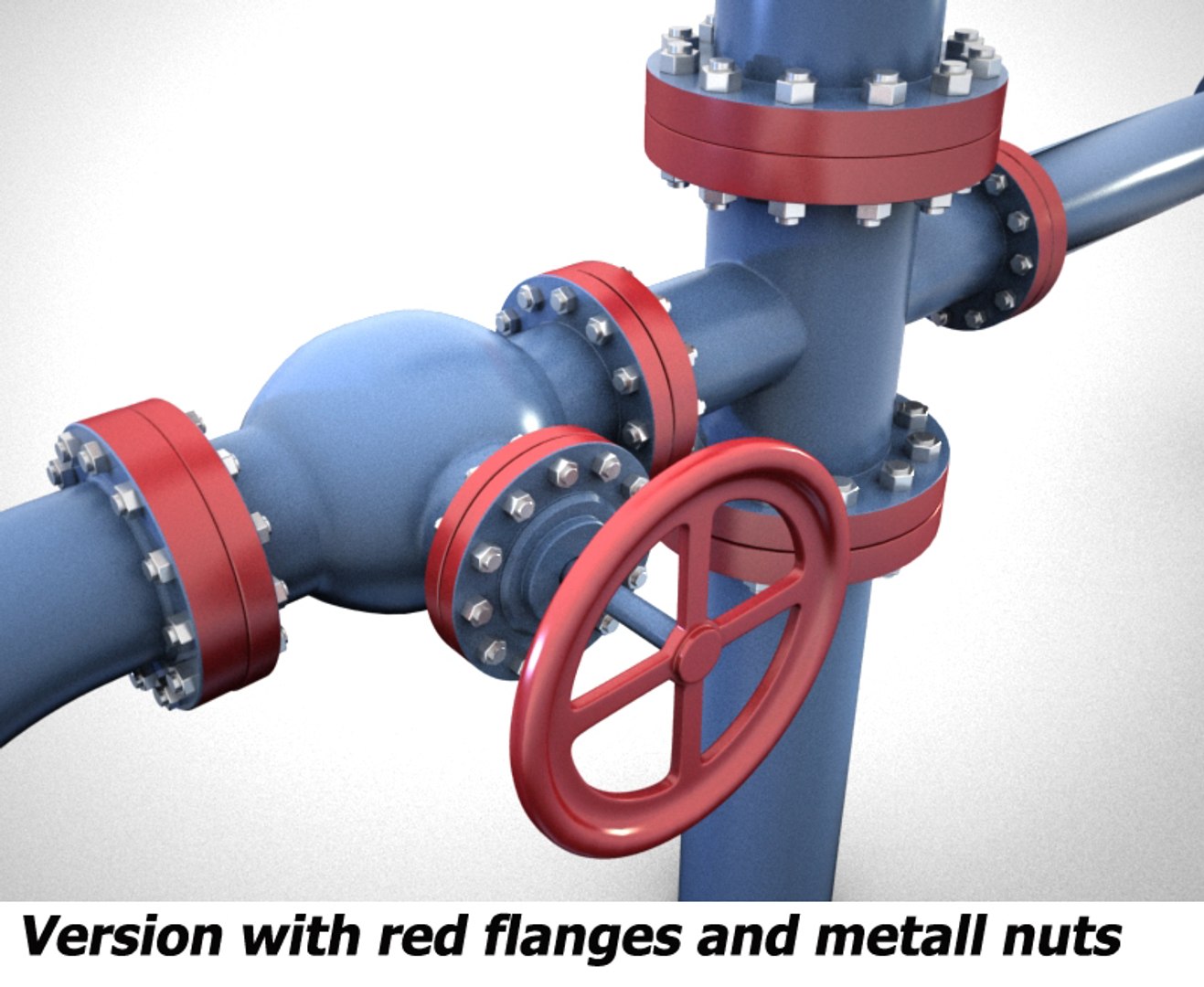 3d Wellhead Pipe Model