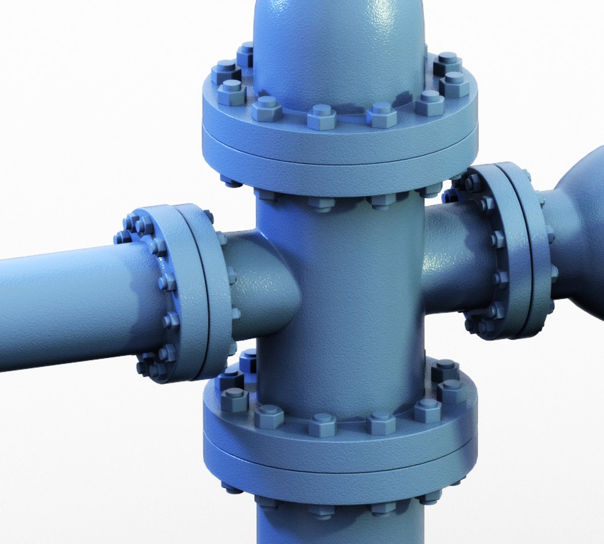 3d Wellhead Pipe Model