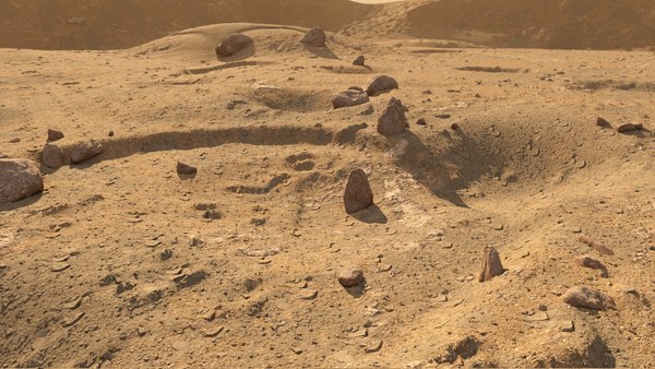 Mars surface 3D - TurboSquid 1700892