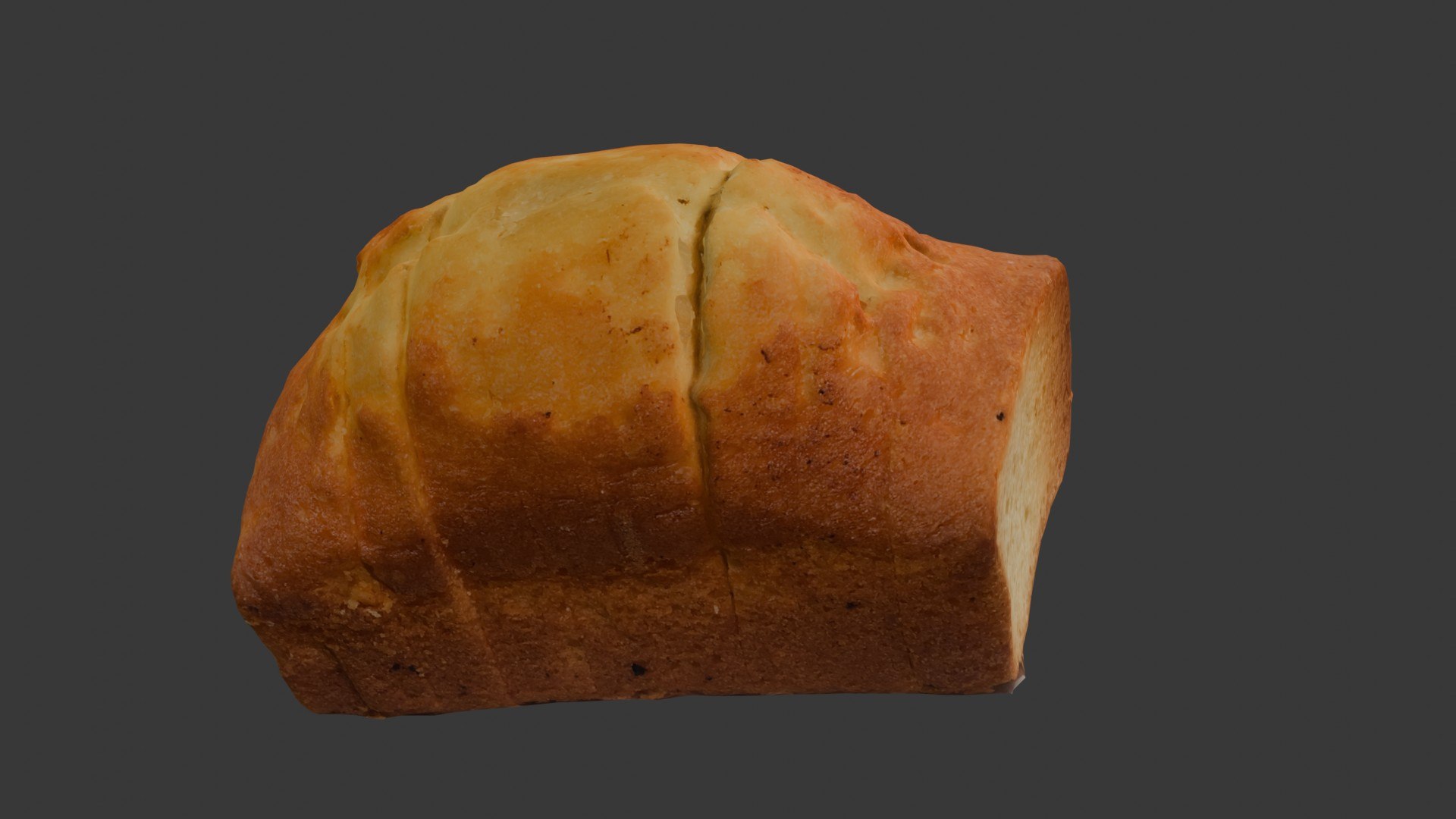 Homemade Bread Loaf 3D Scan Model - TurboSquid 2408815