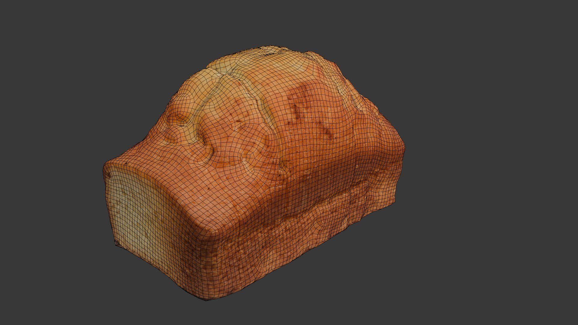 Homemade Bread Loaf 3D Scan Model - TurboSquid 2408815