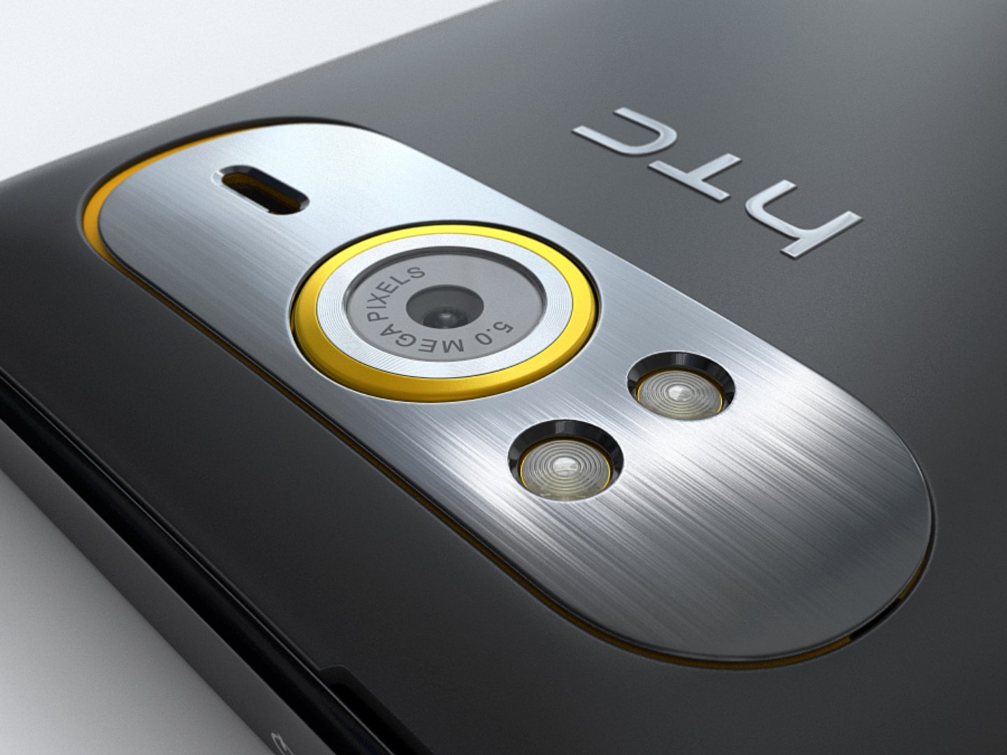 3d model of htc hd 7 mobile phone