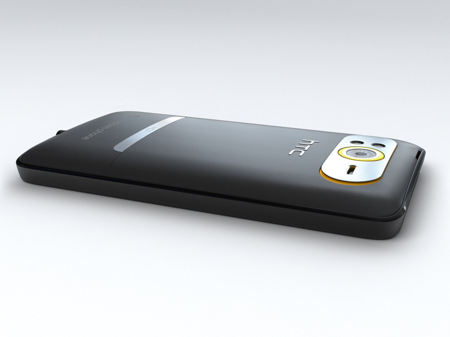 3d model of htc hd 7 mobile phone