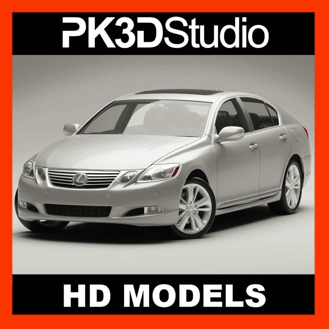 3d Model Lexus Gs 450h 2010
