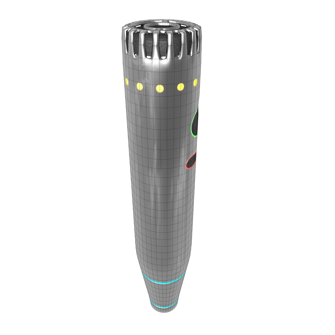 Small Portable Microphone 3d Model