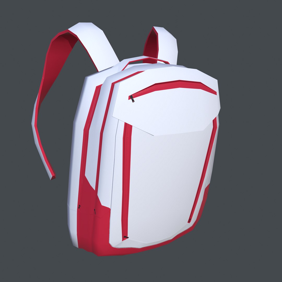 3D Backpack lowpoly model - TurboSquid 1746469