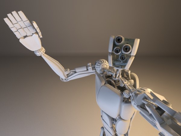 camera robot 3d max