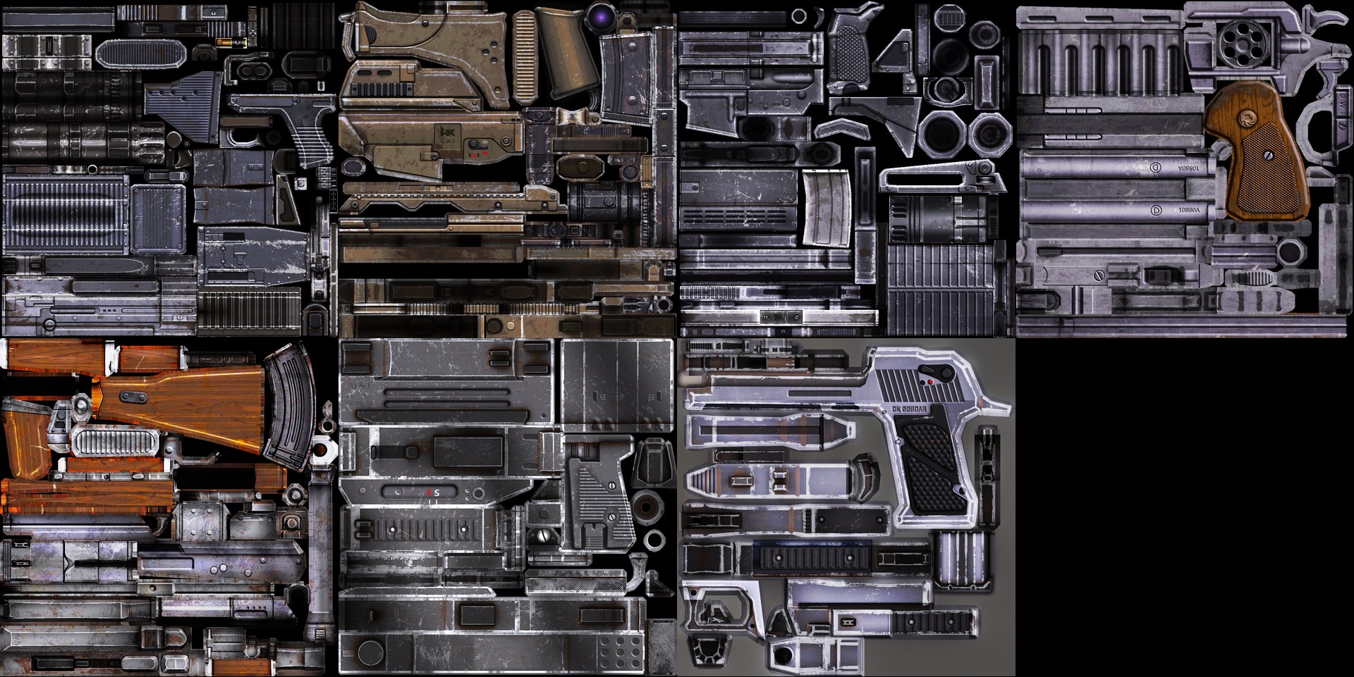 3D Weapons Pack 1 - TurboSquid 1777055