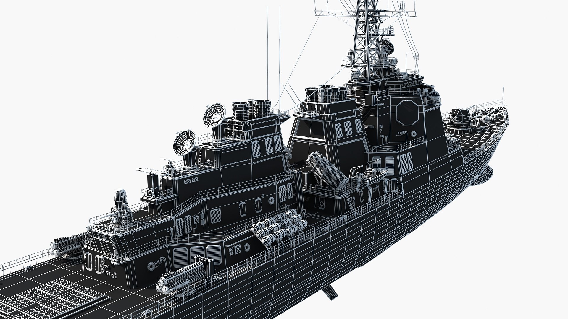 3D Kongo Class Destroyer - TurboSquid 1925294