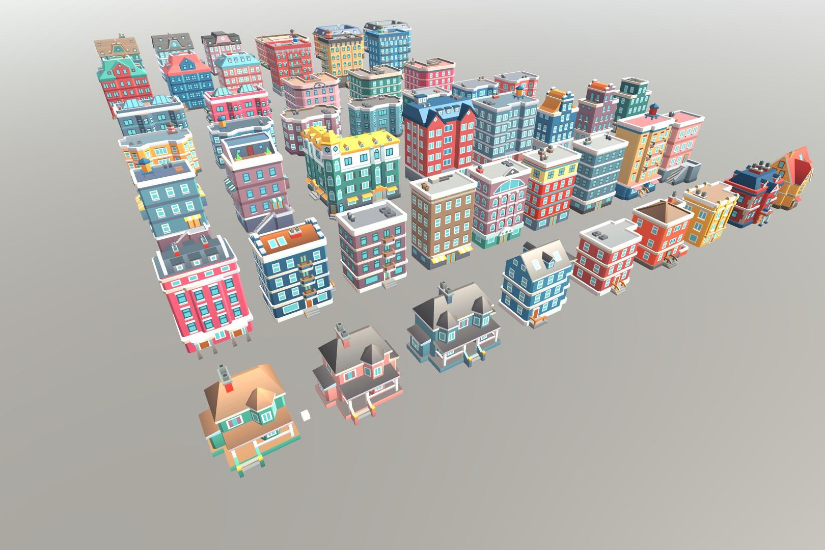 3D Low Poly Building - TurboSquid 1819028