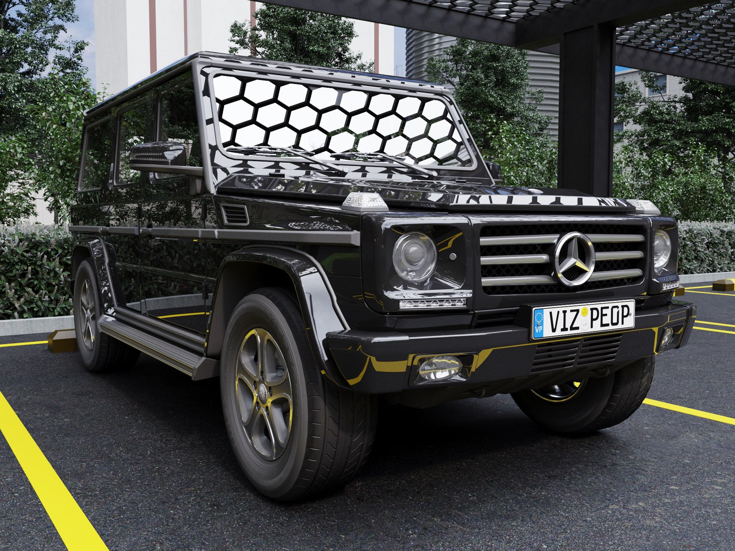 3D model Mercedes-Benz G-Class Car - TurboSquid 2155036
