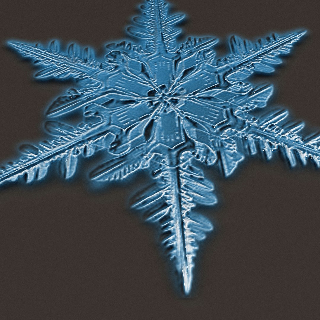 3d Snowflake V5 Model