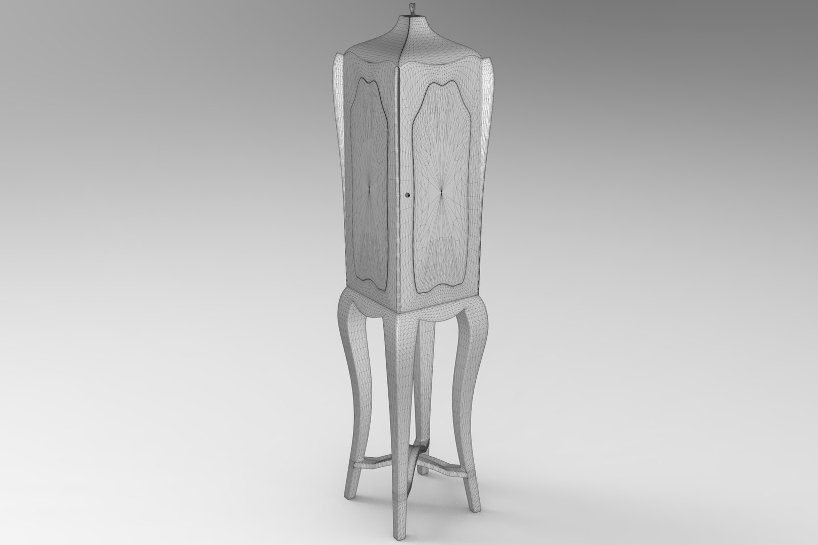 Slim Glass Display Case 3D Model - TurboSquid 1869957