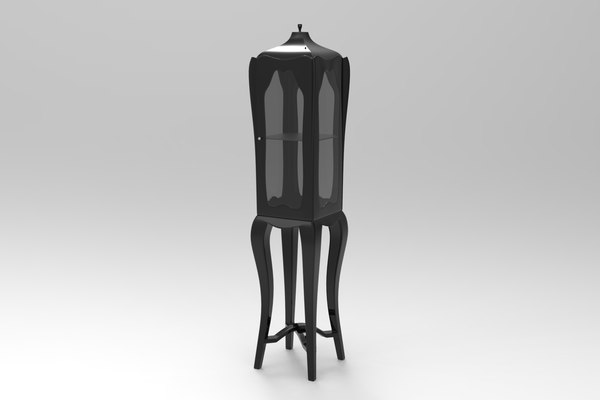 Slim Glass Display Case 3D model - TurboSquid 1869957