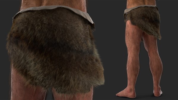 modelo 3d Soporte de piel de neandertal - TurboSquid 2094472