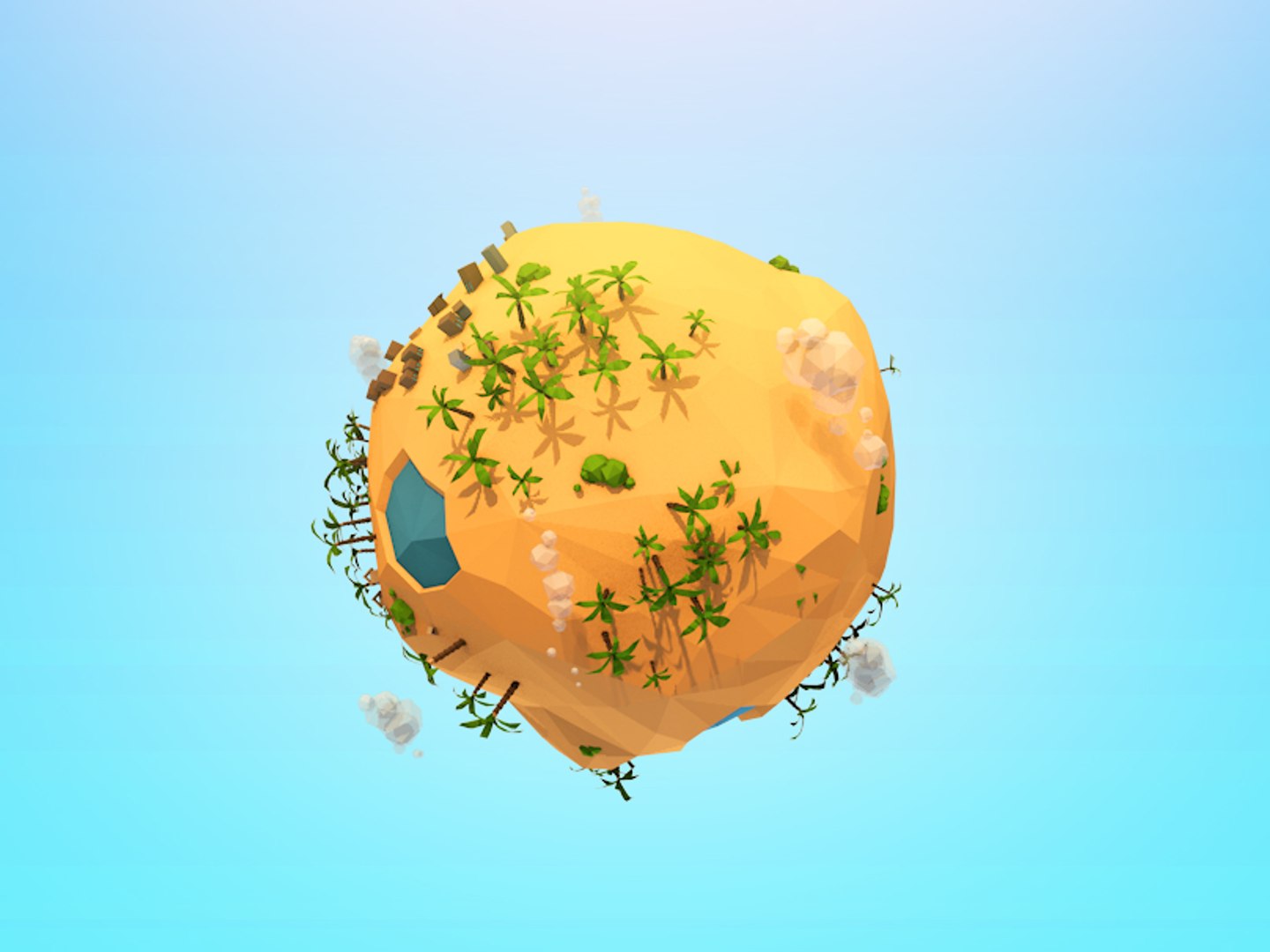 Sand Planet 3D Model - TurboSquid 1169809