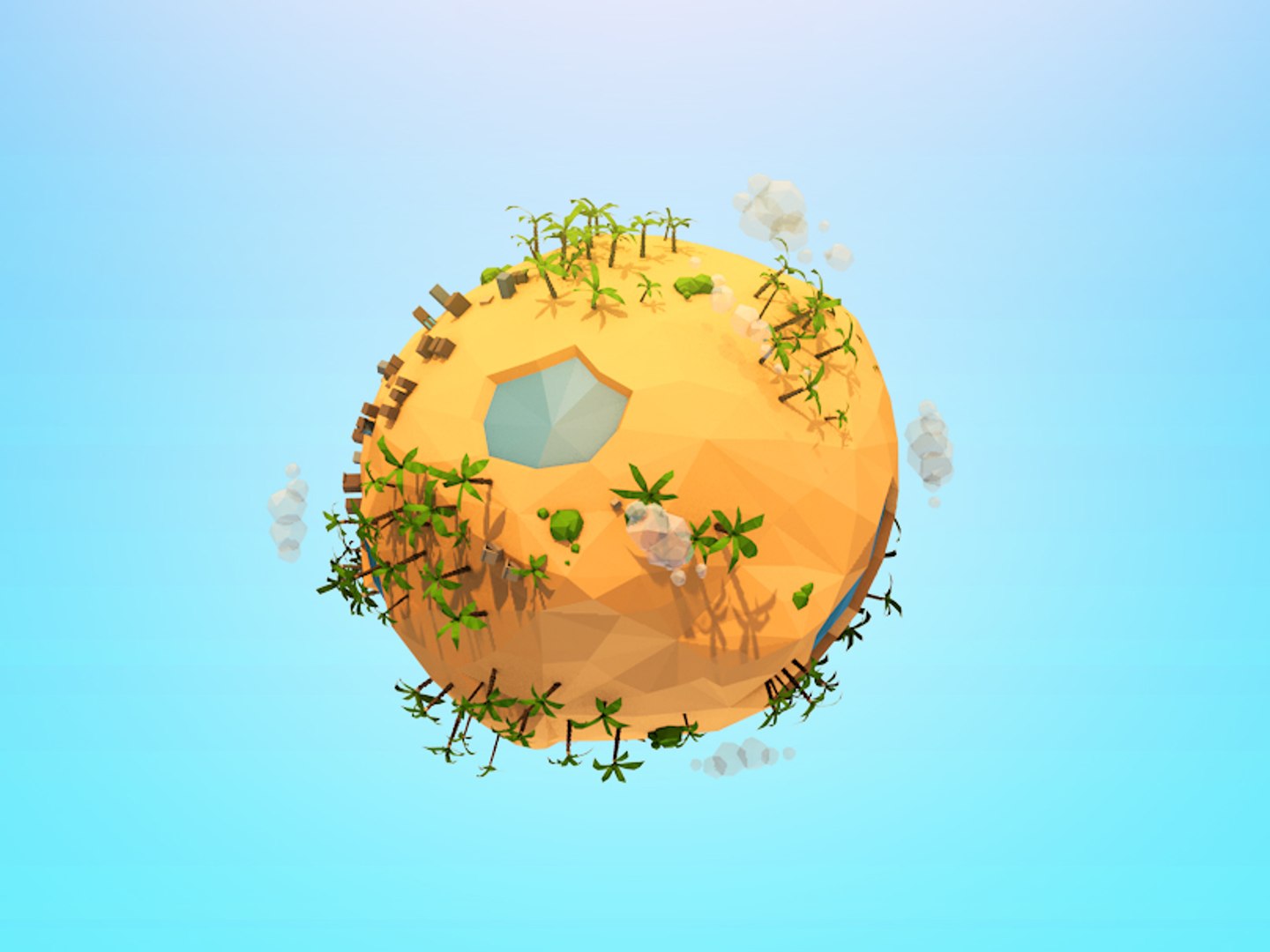 Sand Planet 3D Model - TurboSquid 1169809