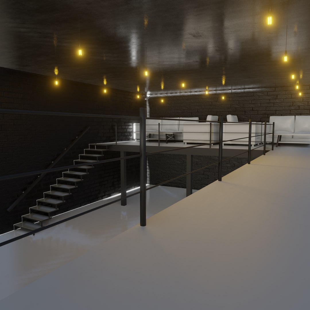 Warehouse Loft 3D Model - TurboSquid 1847249