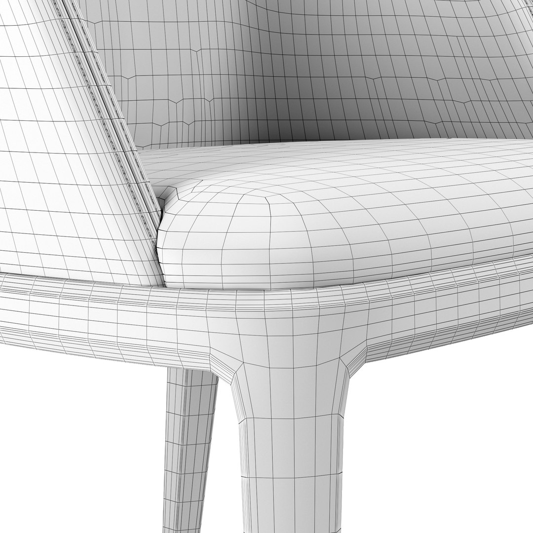 3D grace chair poliform 2 model - TurboSquid 1501652